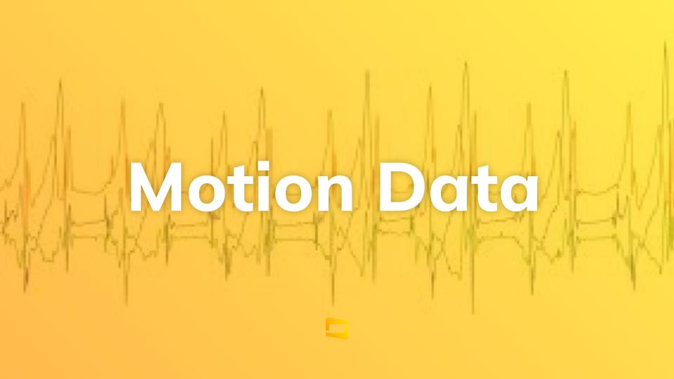 Motion data in Virtual Production