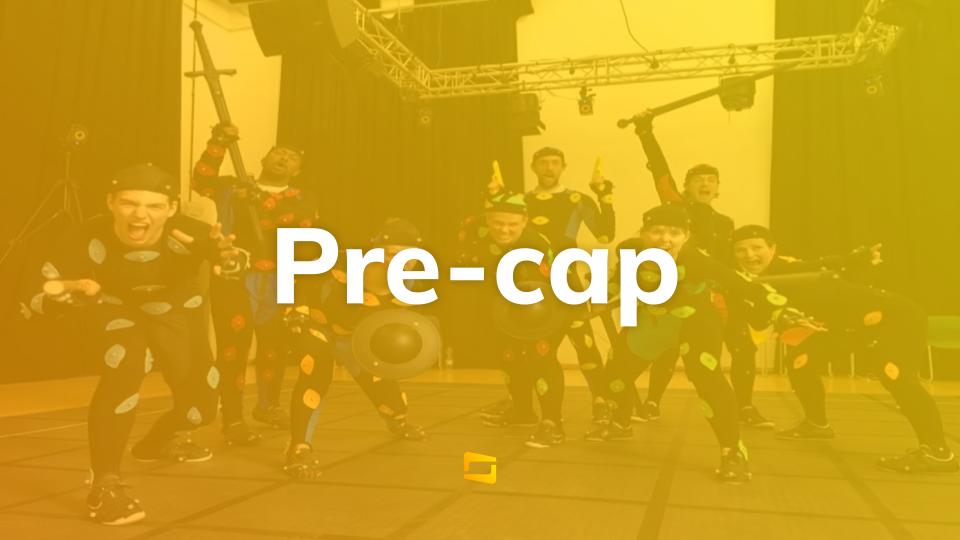 Pre-cap in Virtual Production