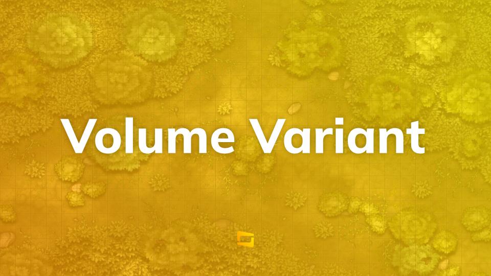 Volume variant in Virtual Production