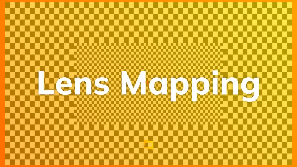 Lens mapping in Virtual Production