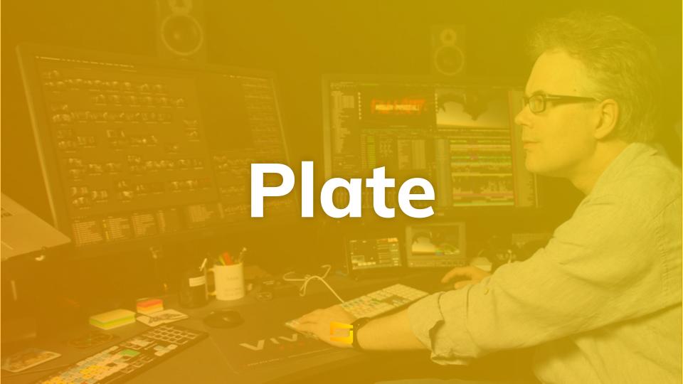 Plate in Virtual Production