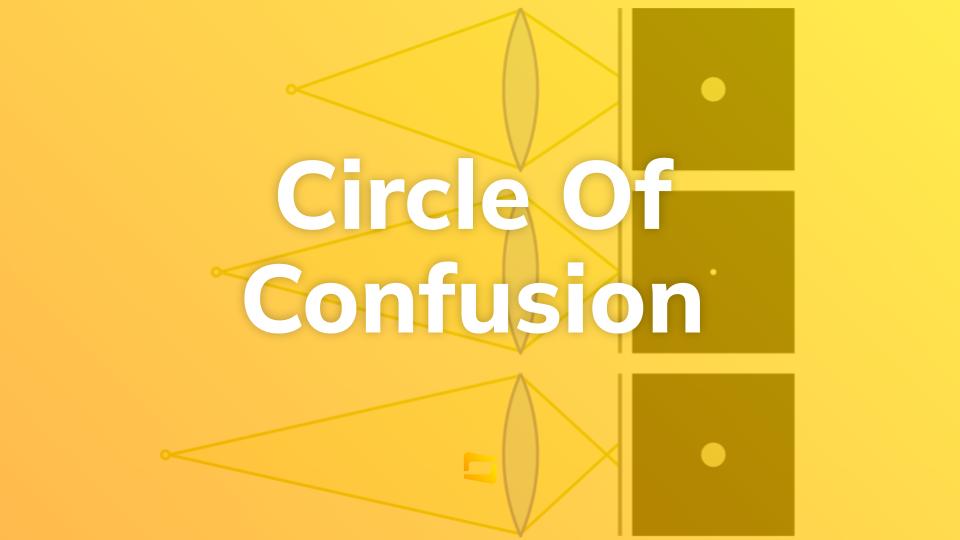 Circle of confusion in Virtual Production