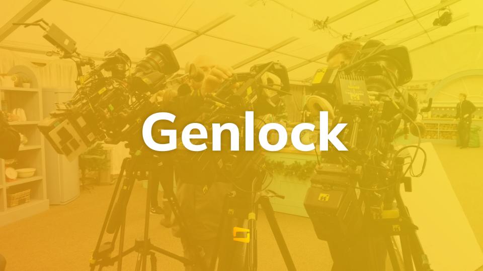Genlock in Virtual Production