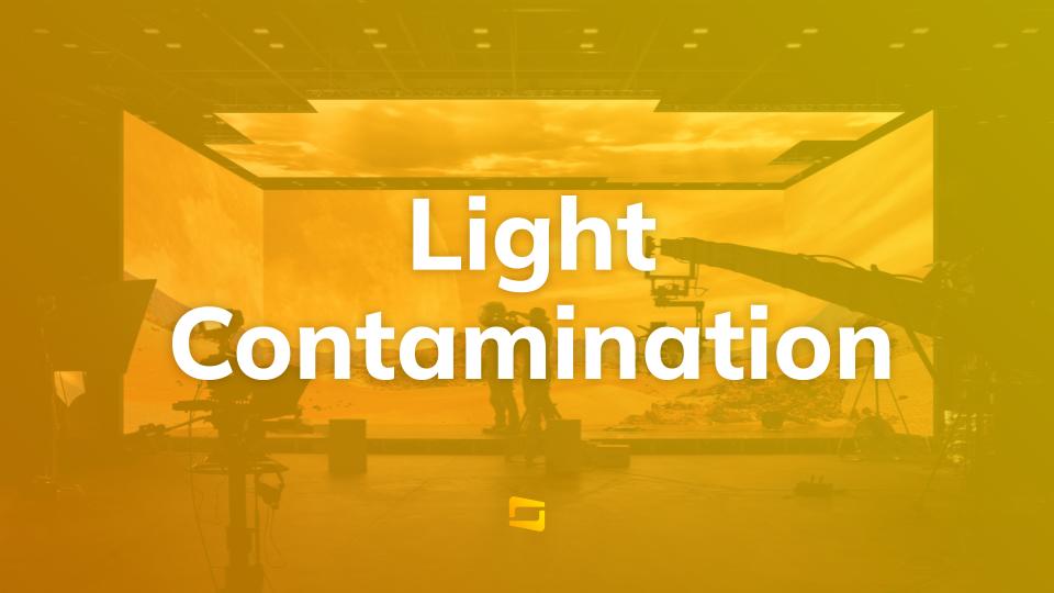 Light contamination in Virtual Production