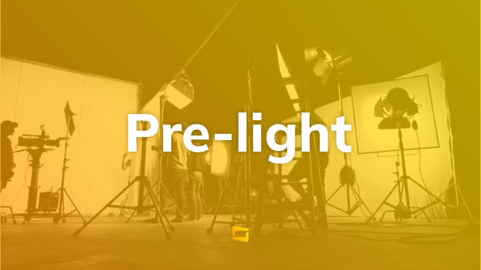 Pre-light in Virtual Production