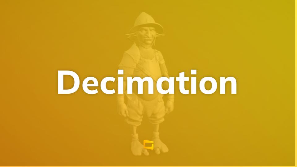 Decimation in Virtual Production