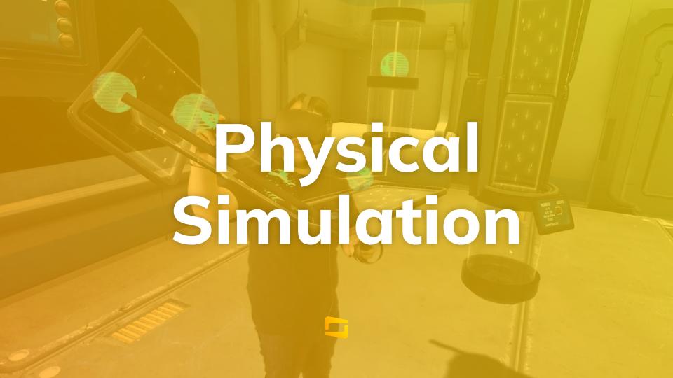 Physical simulation in Virtual Production